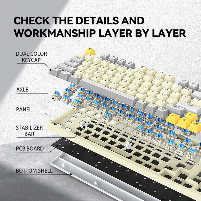 T-Wolf T50 Wired Mechanical Keyboard - Sri Lanka