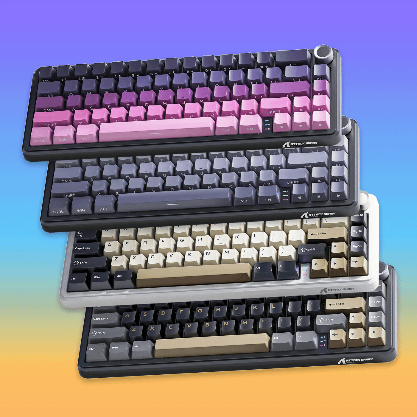 Attack Shark X66 Wireless Mechanical Keyboard - Sri Lanka